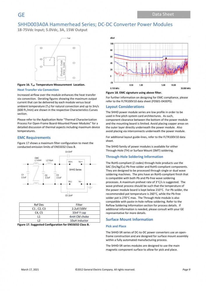 SHHD003A0A4Z datasheet page 9