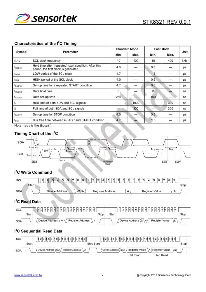 STK8321 datasheet page 8