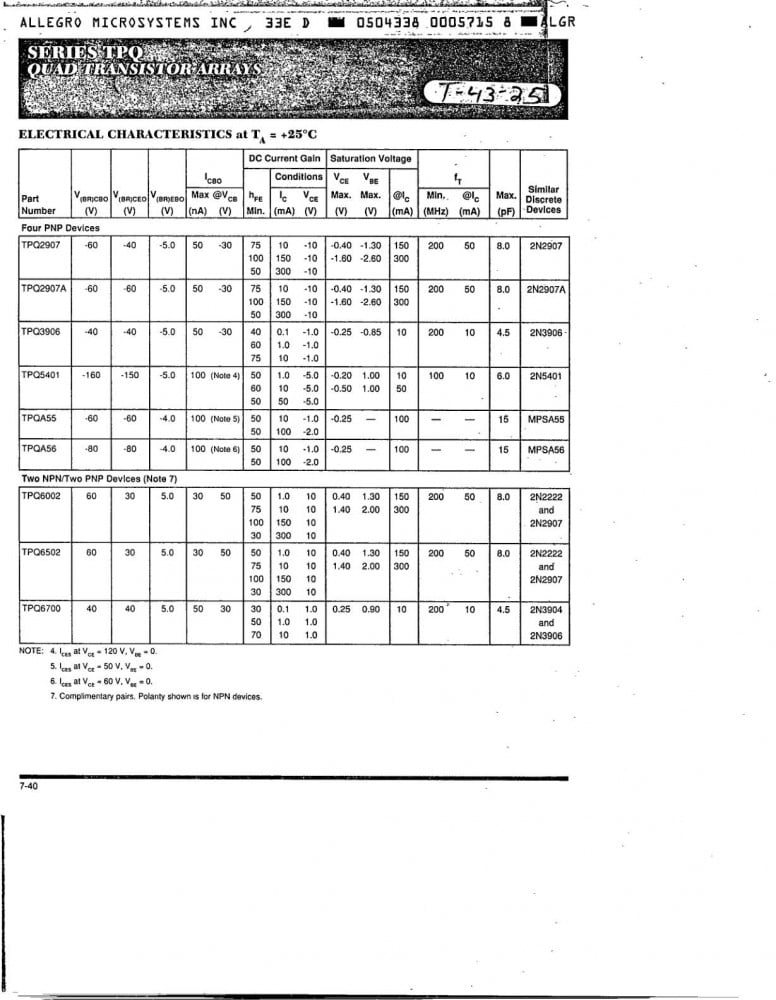 TPQ2907 datasheet page 3