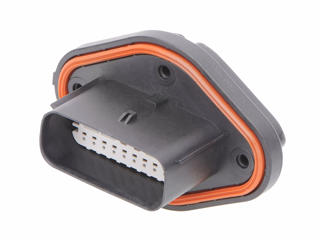 AirBorn M Series, Micro-D Low-Profile Board Mount Receptacle, 0.050