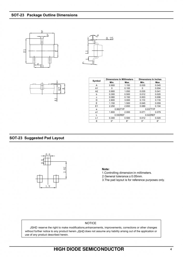 High Diode 3407 datasheet page 4
