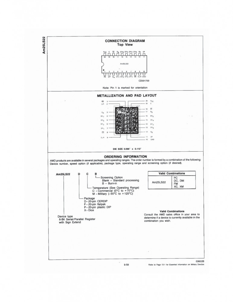 25LS22FM/B datasheet page 3