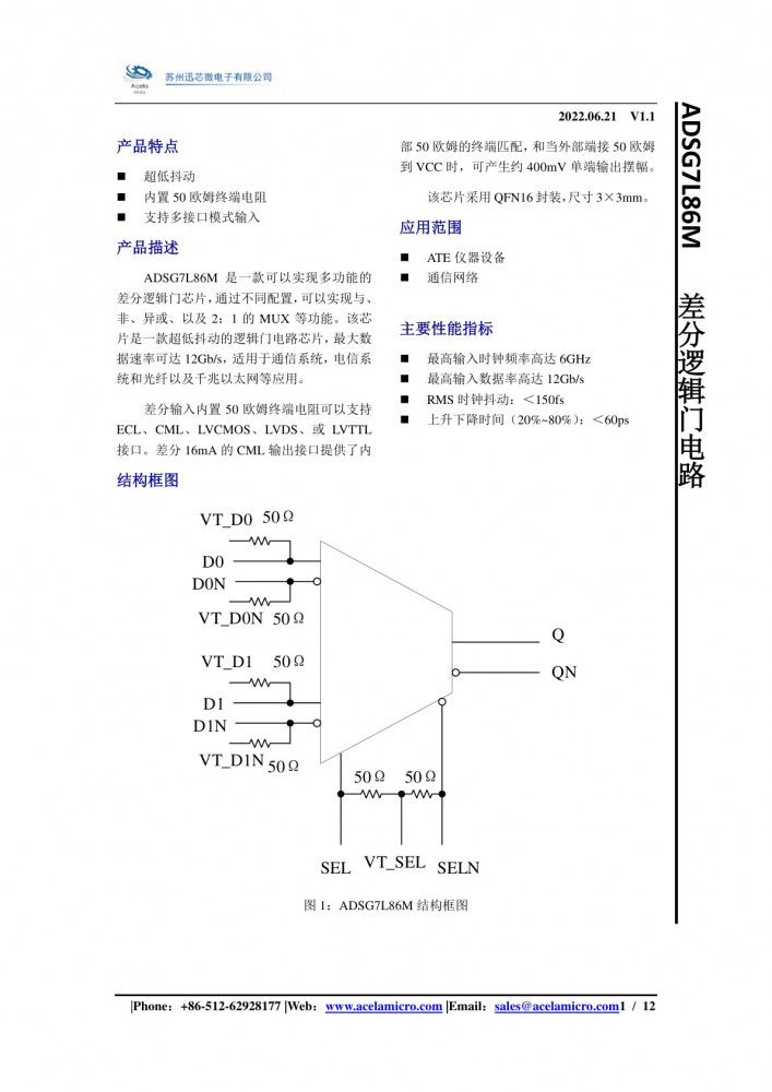 ADSG7L86M product documentation image, page 1