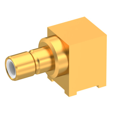 SMB / NON MAGNETIC RIGHT ANGLE PLUG CRIMP TYPE CABLE 2.6/50+75 S