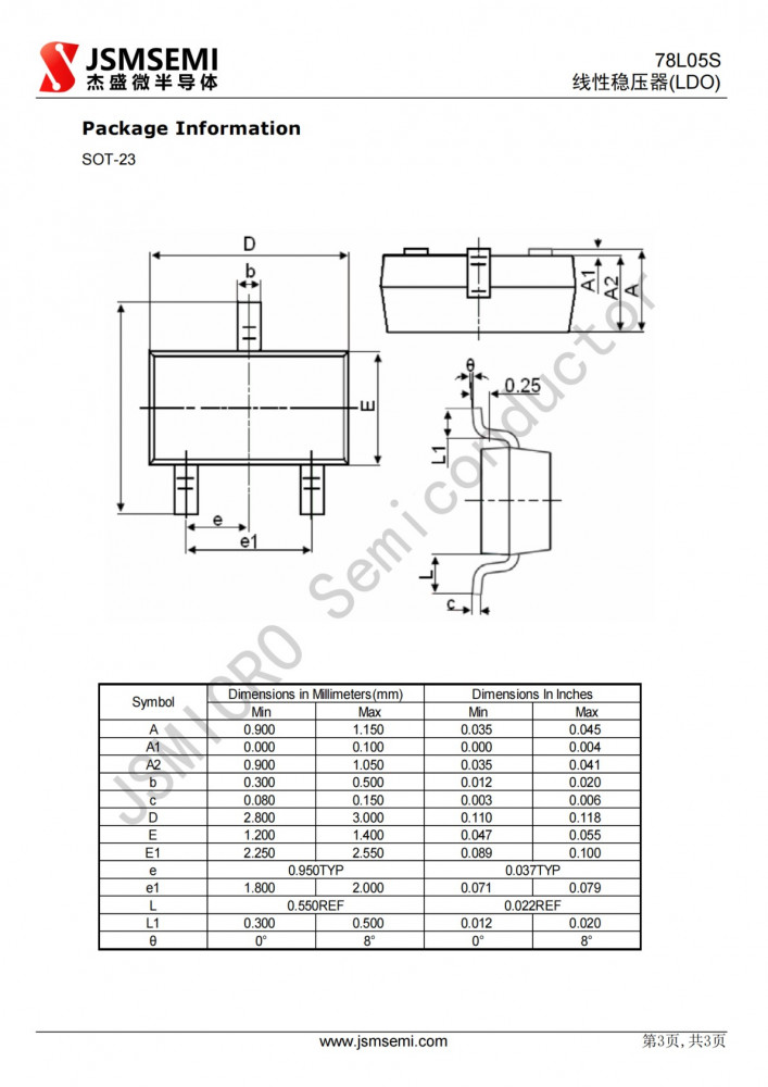 78L05S datasheet page 3