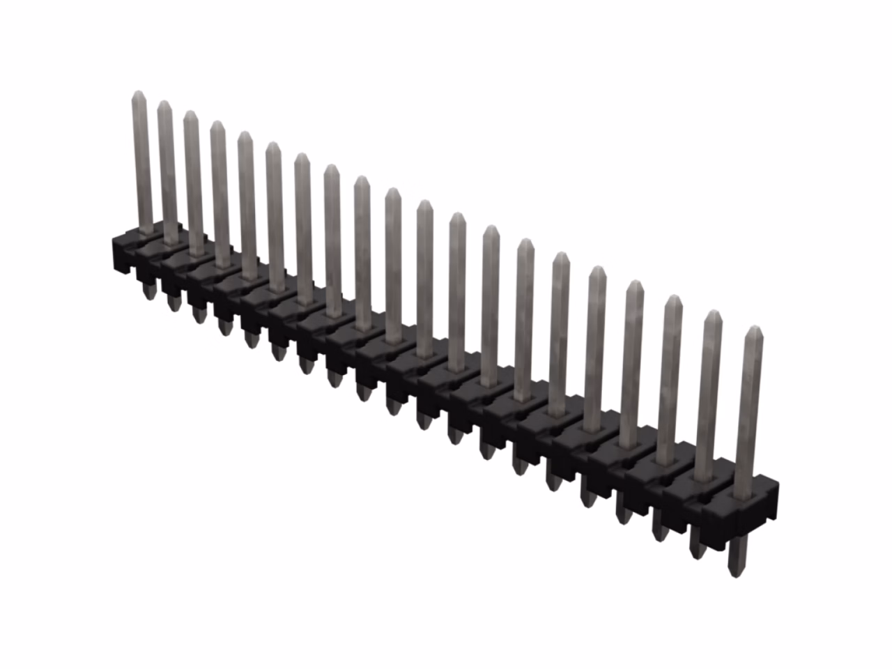 KK 396 Breakaway Header, Vertical, 20 Circuits, Matte Tin (Sn) Plating, Pin Length 22.71mm (.894