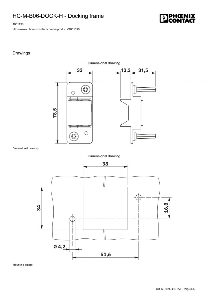 Phoenix Contact 1051190 technical document page 3