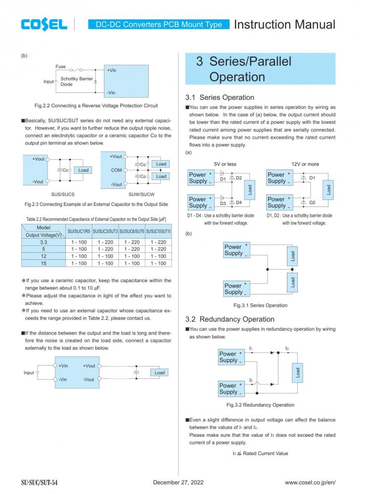Cosel SUCW1R54812B document page 4