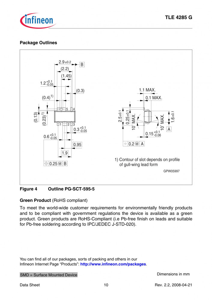 TLE4285G datasheet page 10