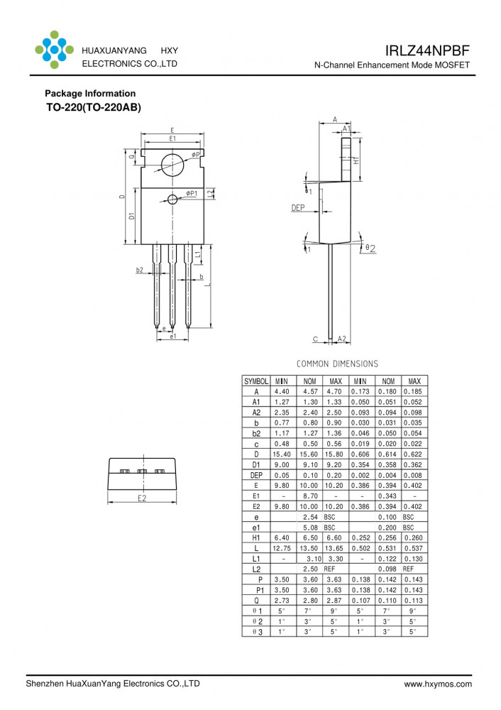 IRLZ44NPBF-HXY datasheet page 5