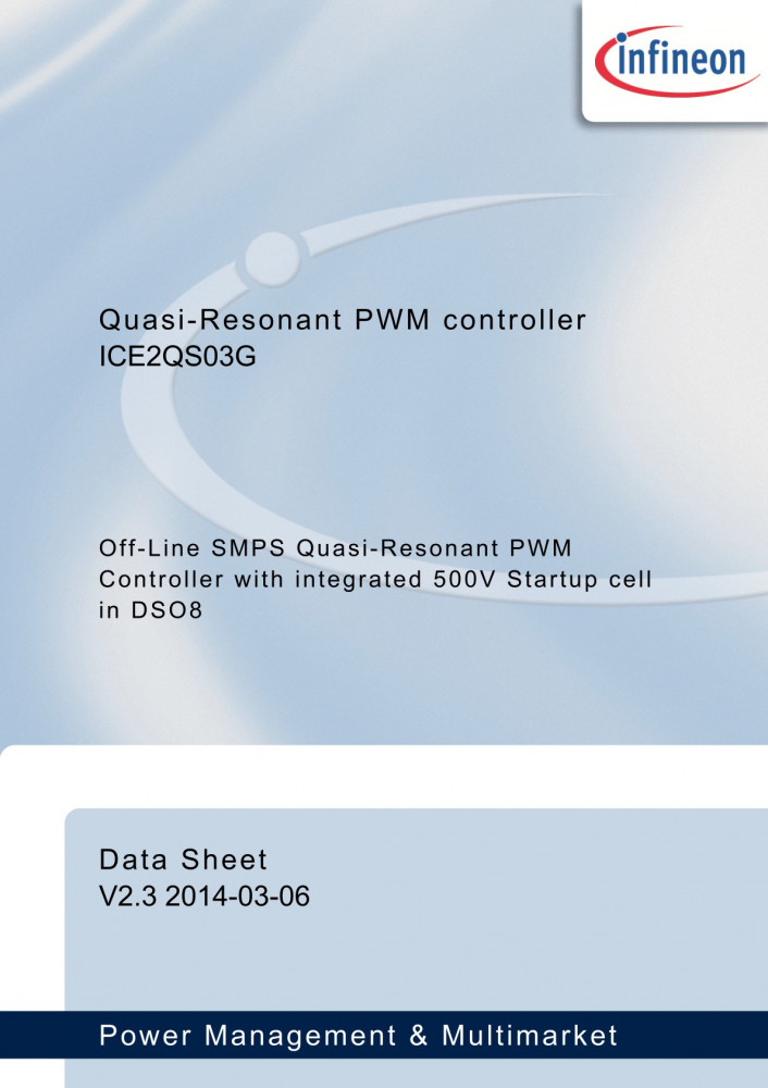 ICE2QS03G datasheet page 1