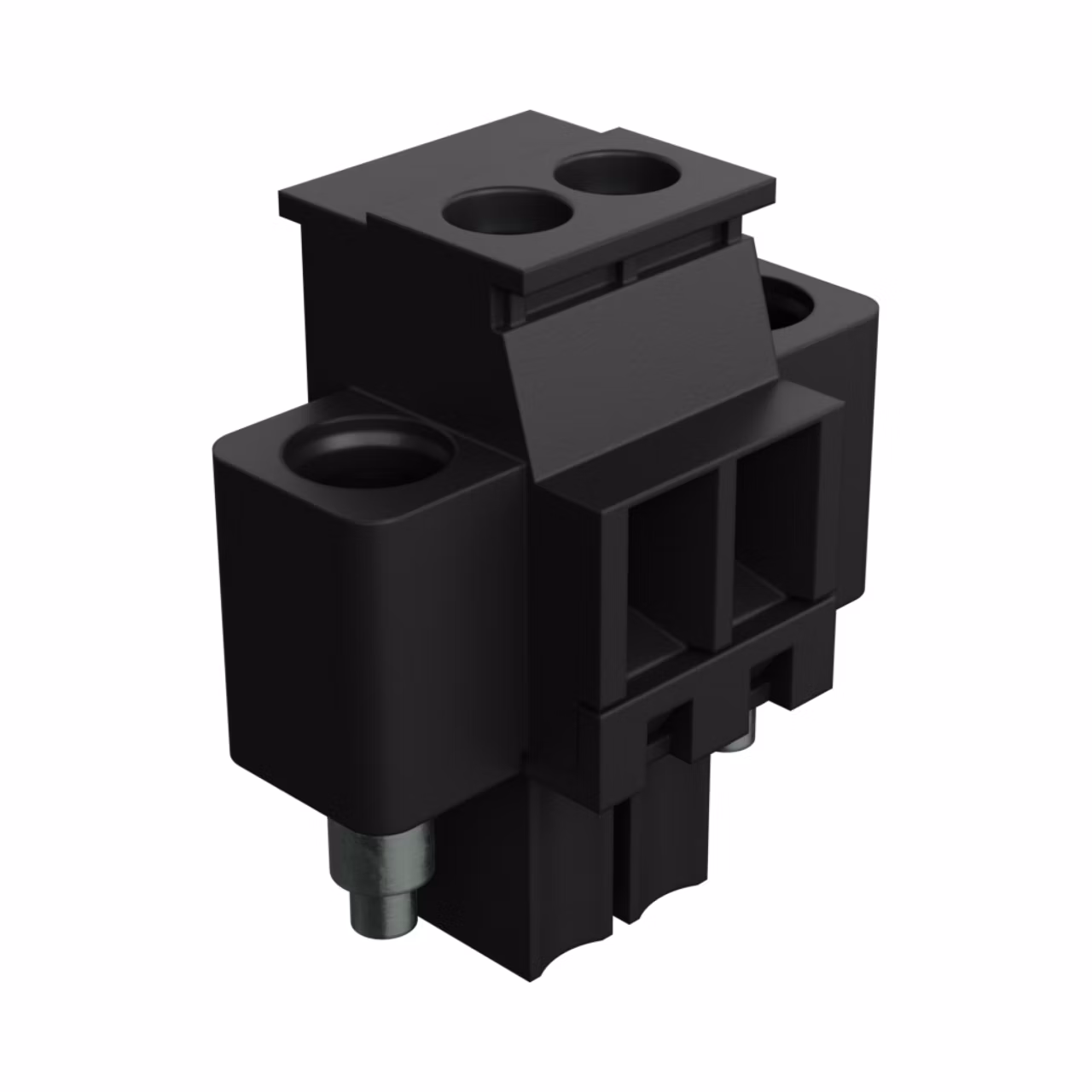 3.50mm Pitch Eurostyle Vertical Plug, with Retention Screws, Rear Wire Entry, 2 Circuits for sale