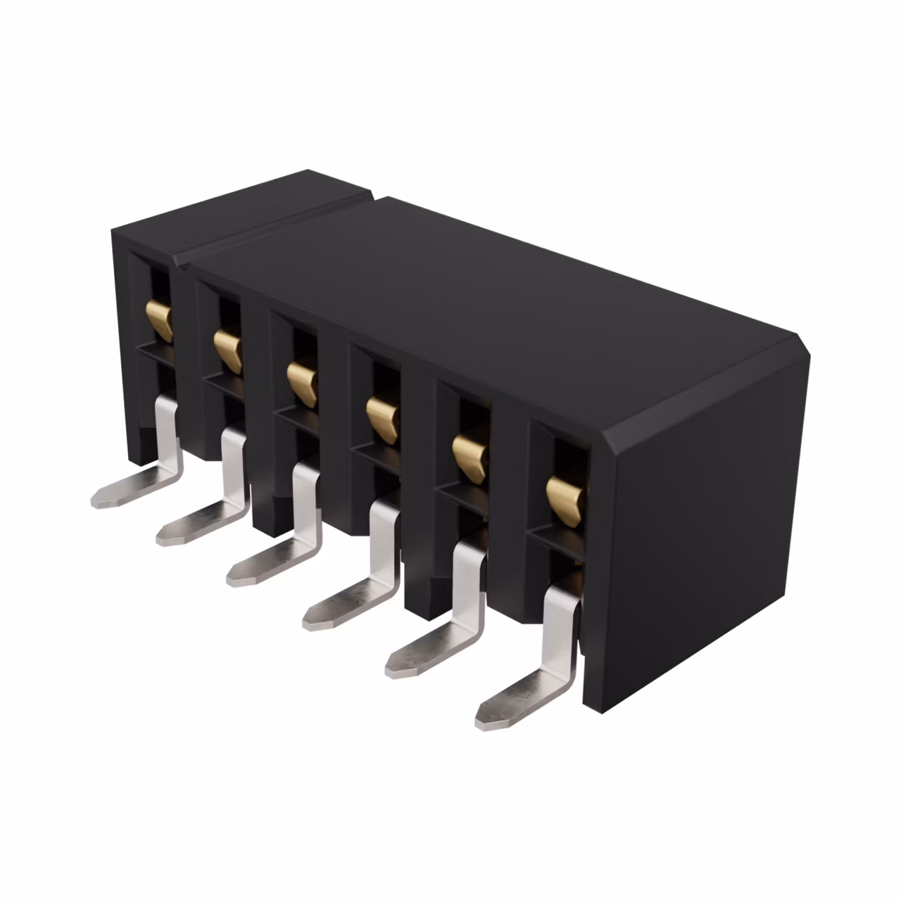 Milli-Grid Receptacle, Surface Mount, Side Entry, 0.38µm Gold (Au) Plating, 12 Circuits, Lead-Free, Tube for sale