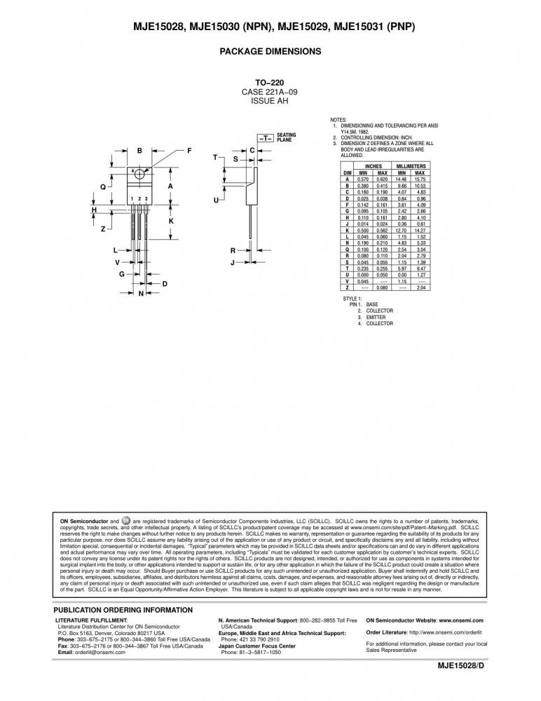 MJE15031 datasheet page 6