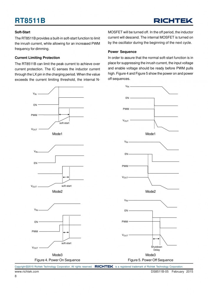 RT8511B datasheet page 8