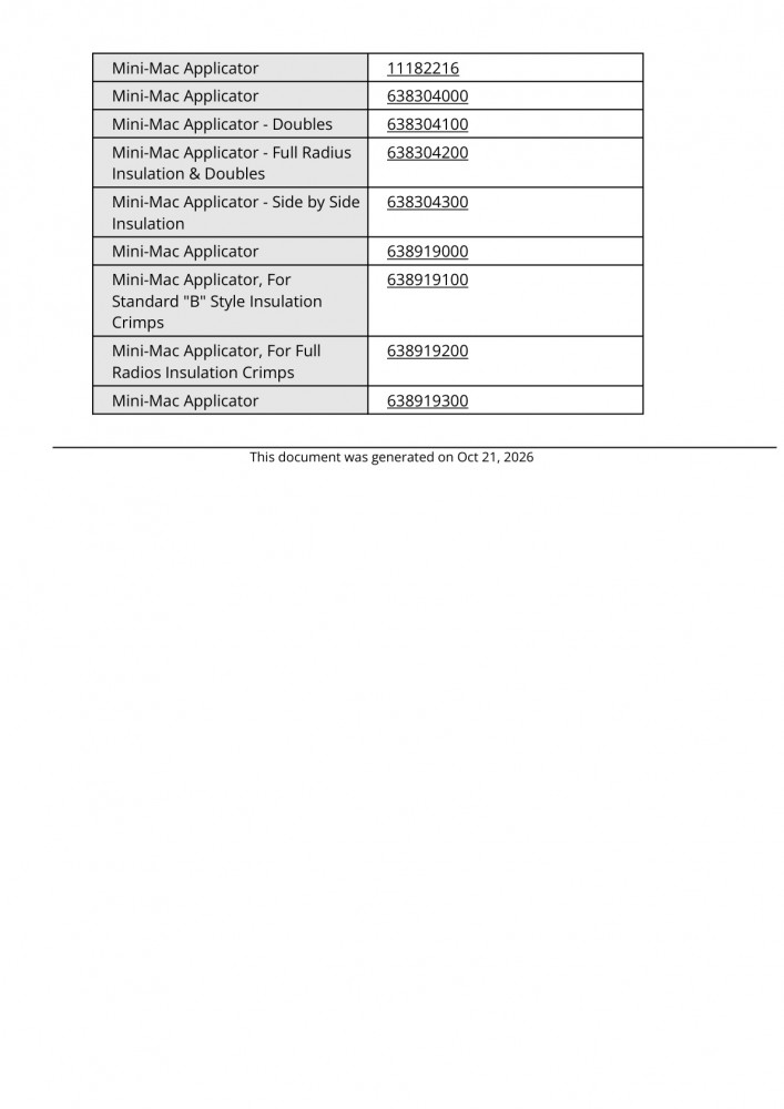 MOLEX tooling document preview, page 3