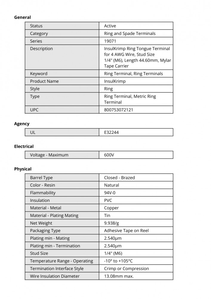 190710254 product document image, page 2