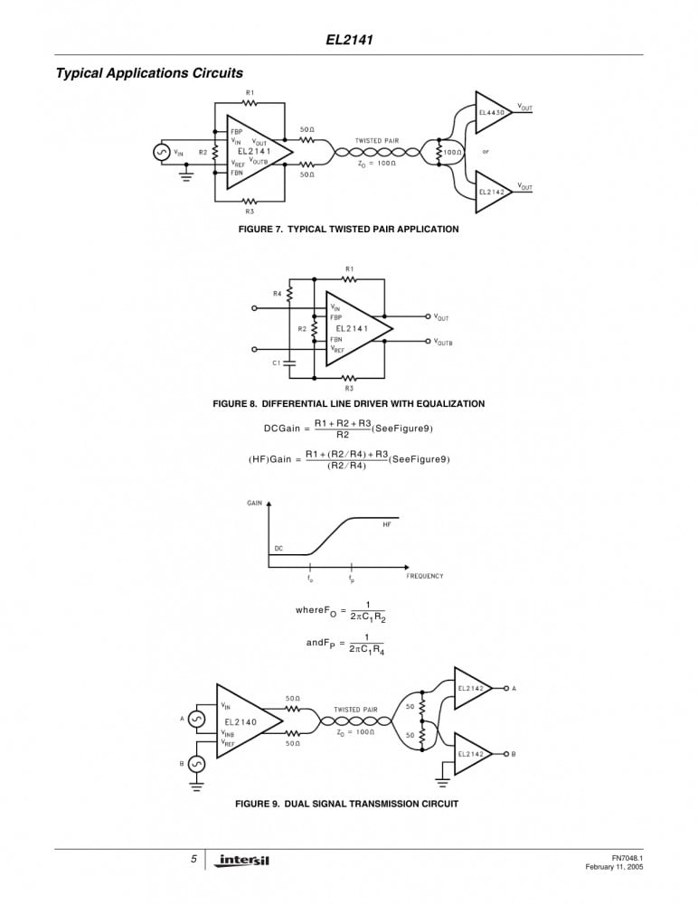 EL2141CS datasheet page 5
