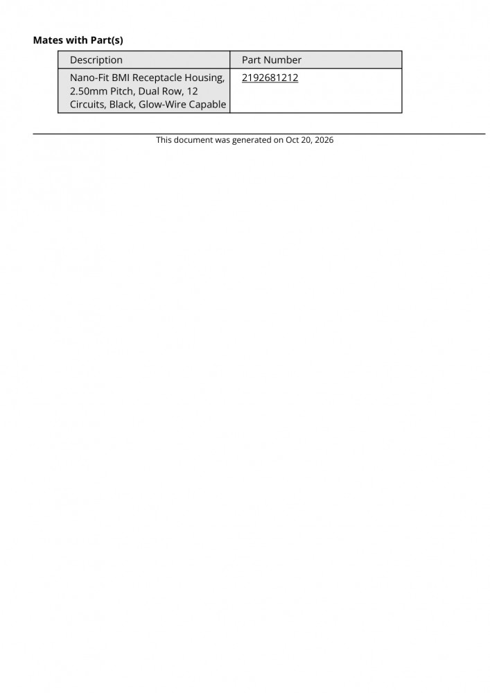 MOLEX 2196371212 technical document preview, page 4