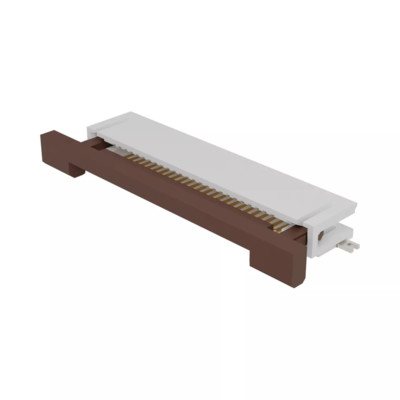 Easy-On FFC/FPC Connector, 0.50mm Pitch, Slider Series, Right-Angle, Bottom Contact, 2.00mm Height, 25 Circuits, Gold Plating for sale