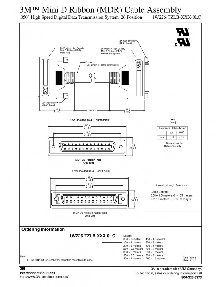 3M TS-2106 technical sheet 2