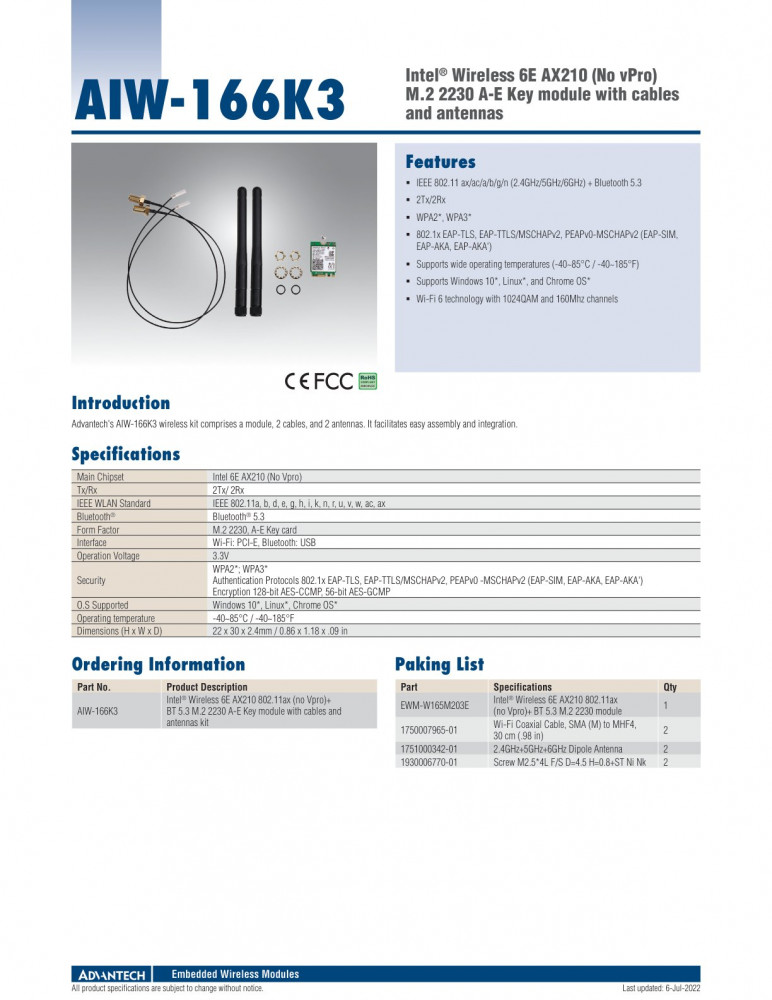 AIW-166K3 technical document preview