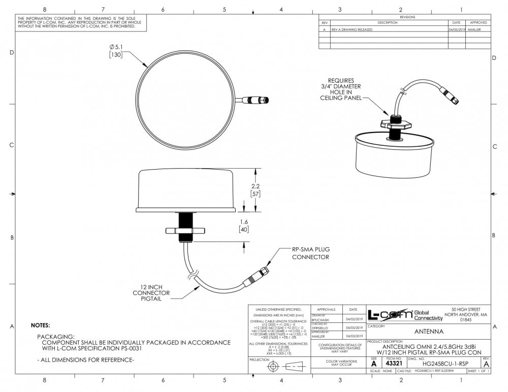 HG2458CU-1-RSP technical document preview