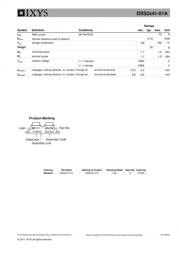 DSS2X41-01A datasheet page 2
