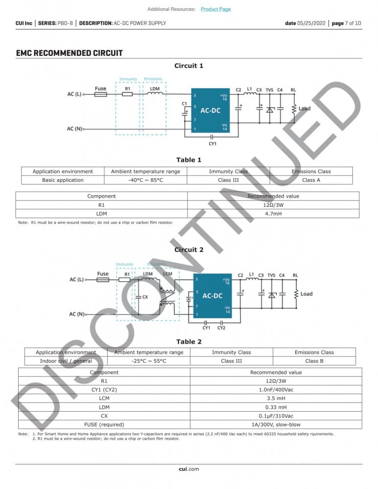 PBO-8-5-B datasheet page 7