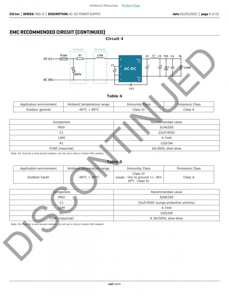 PBO-8-5-B datasheet page 9