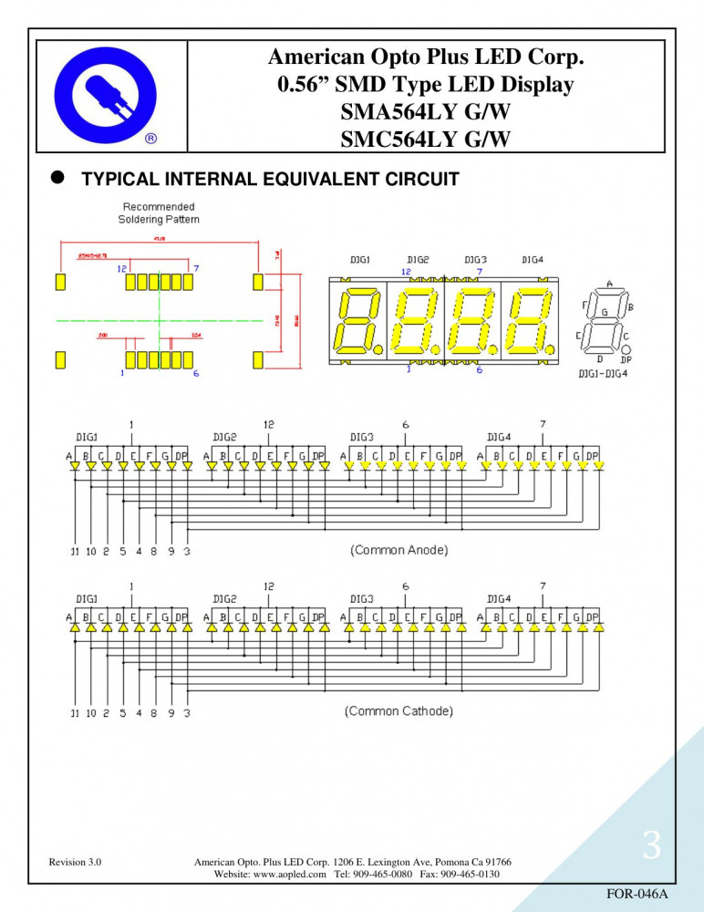 SMC564LY datasheet page 3