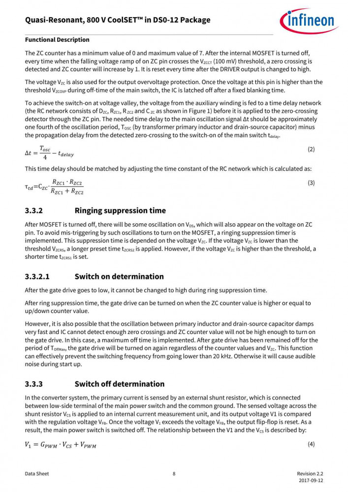ICE2QR2280G datasheet page 8