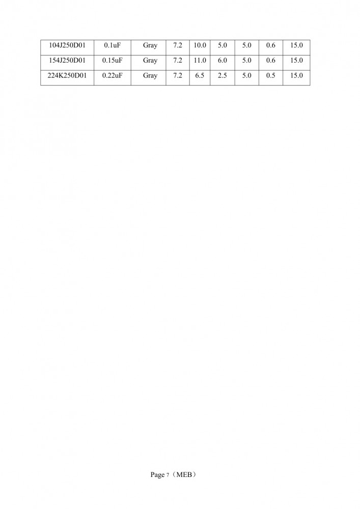 Jimson MEB specification page 8