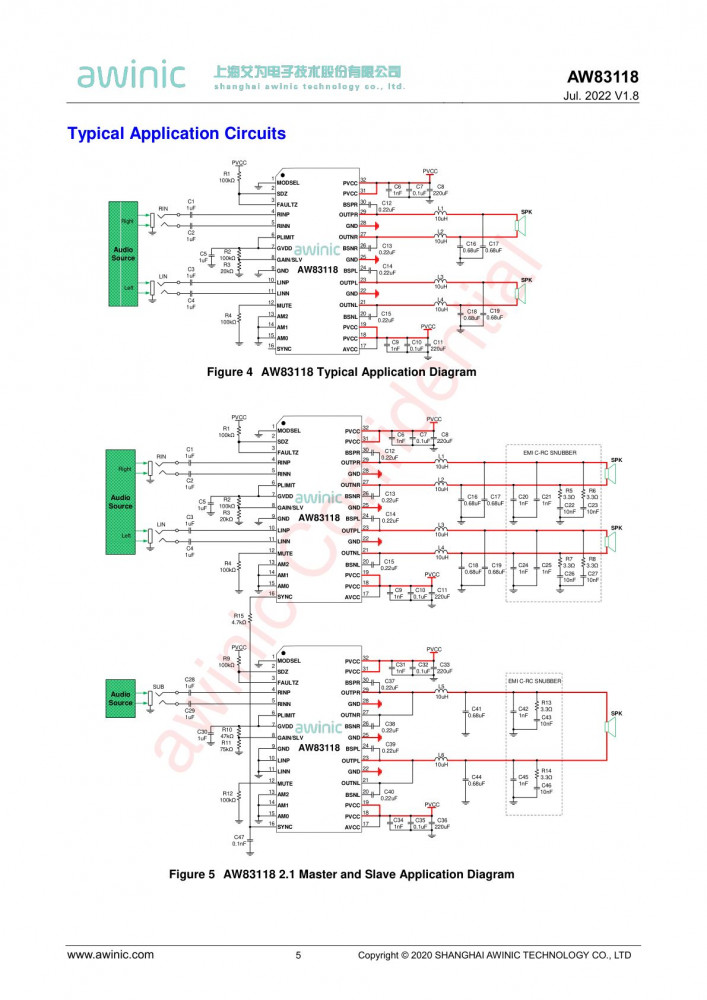 AW83118TSR datasheet page 5
