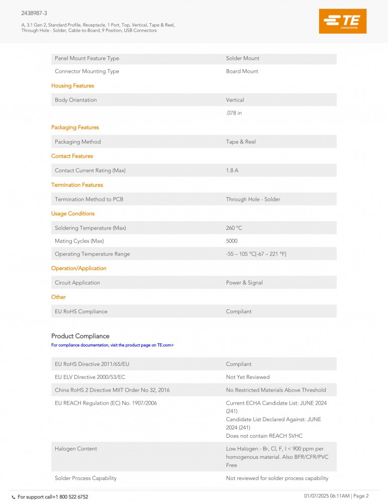 2438987-3 technical document page 2