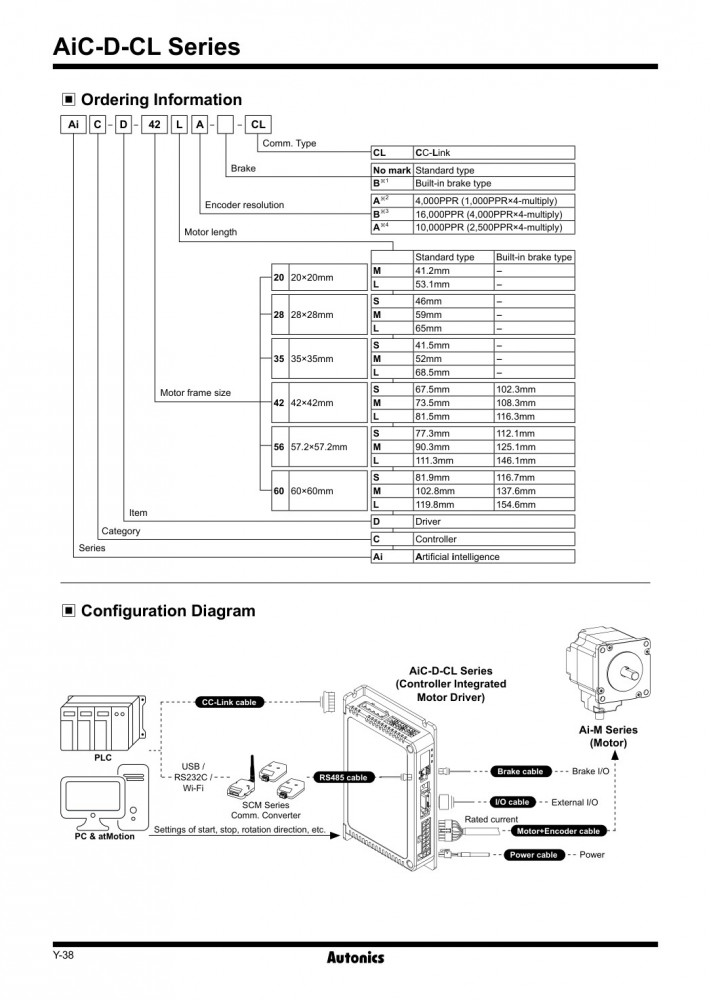 AiC-CL Series technical document page 2