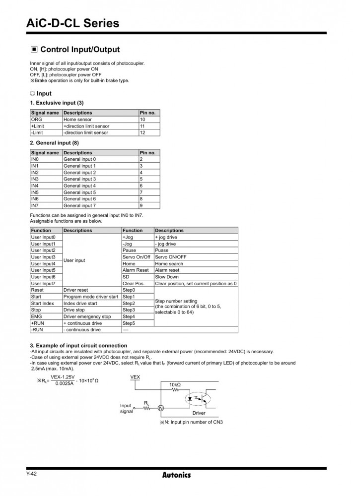 AiC-CL Series technical document page 6