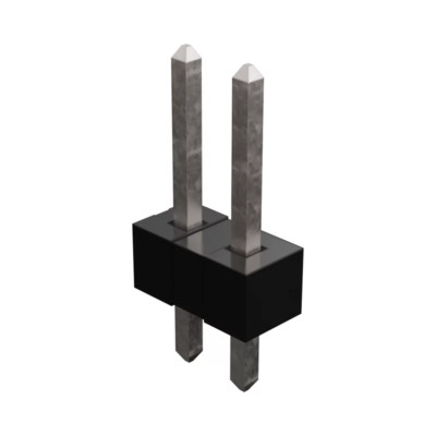 C-Grid Header, 2.54mm Pitch, Through Hole, Dual Row, Vertical, 2 Circuits, 2.54µm Tin (Sn) Plating, Tray Packaging, Lead-Free for sale
