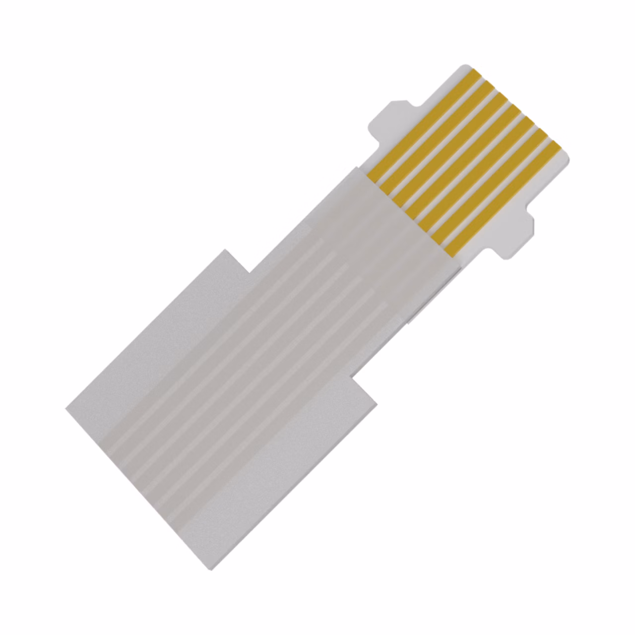 0.50mm Pitch Premo-Flex FFC Jumper with Ears, Same Side Contacts (Type A), 76.00mm Cable Length, Gold (Au) Plating, 7 Circuits for sale