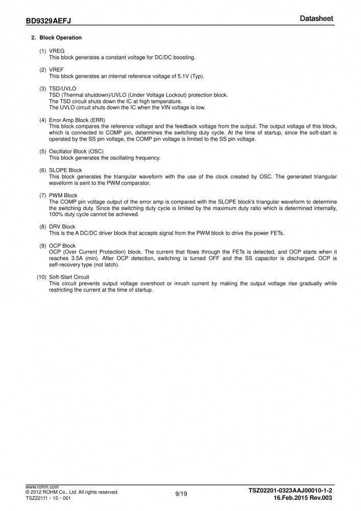 BD9329AEFJ-E2 document page 9