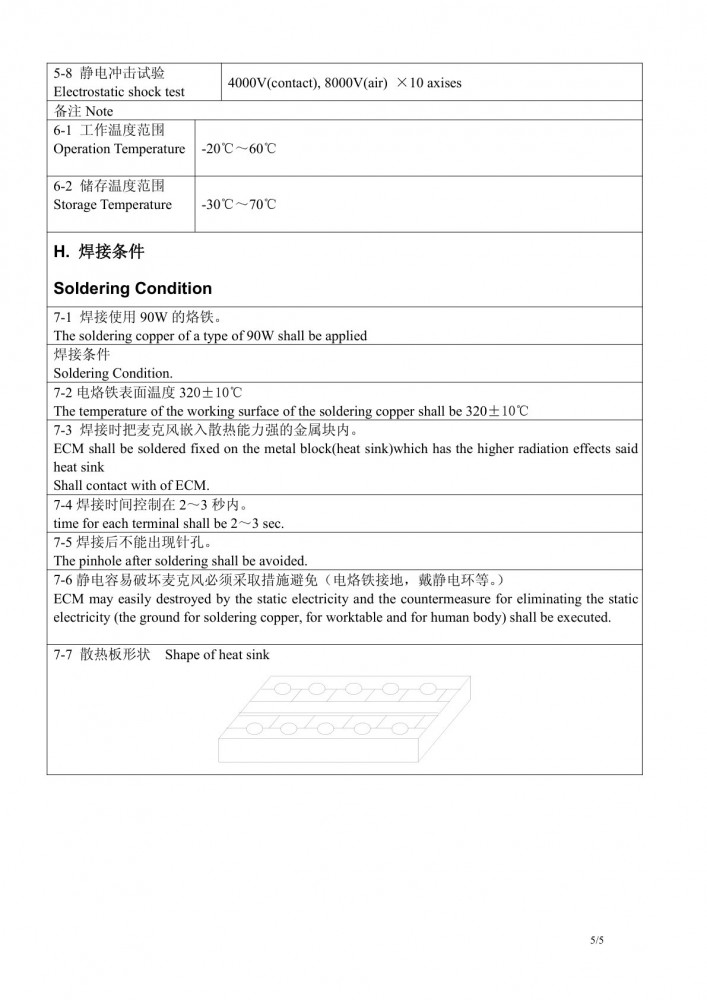 GMI9767-62DB specification page 5
