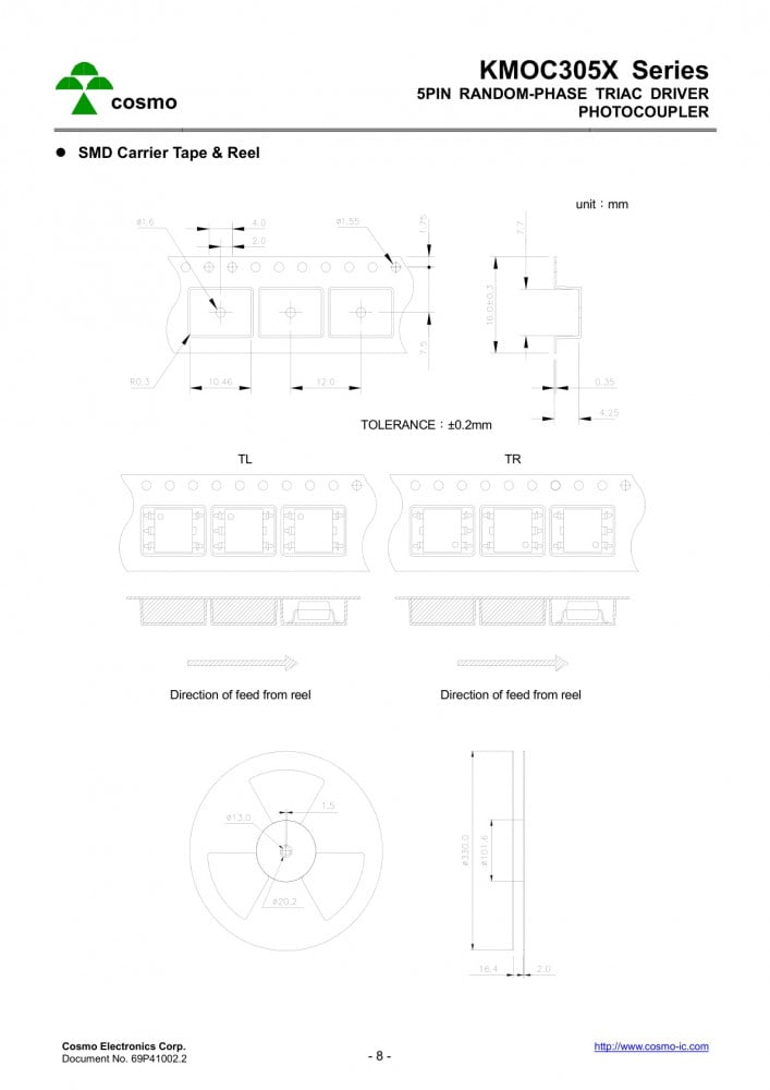KMOC3052 datasheet page 8