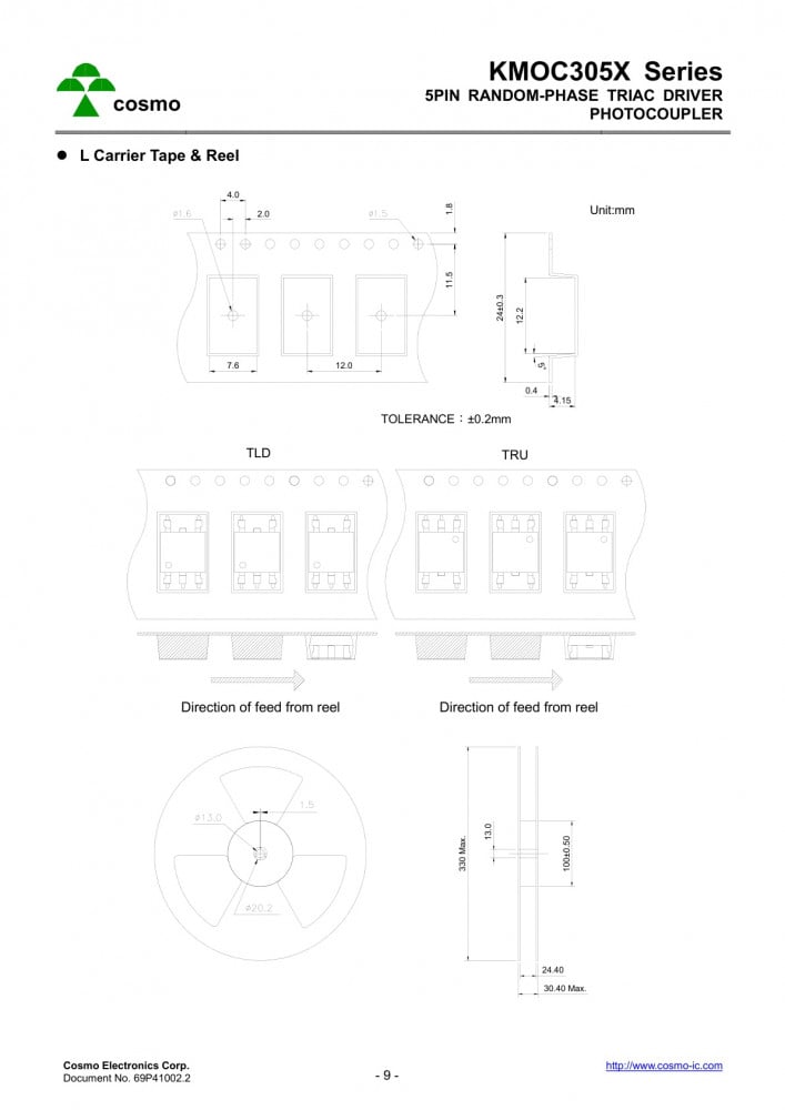KMOC3052 datasheet page 9