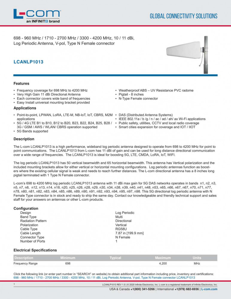 LCANLP1013 technical document page 1