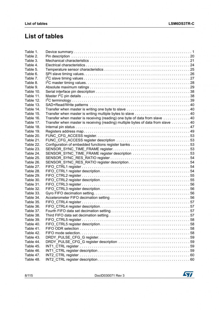 LSM6DS3TR-C datasheet page 8