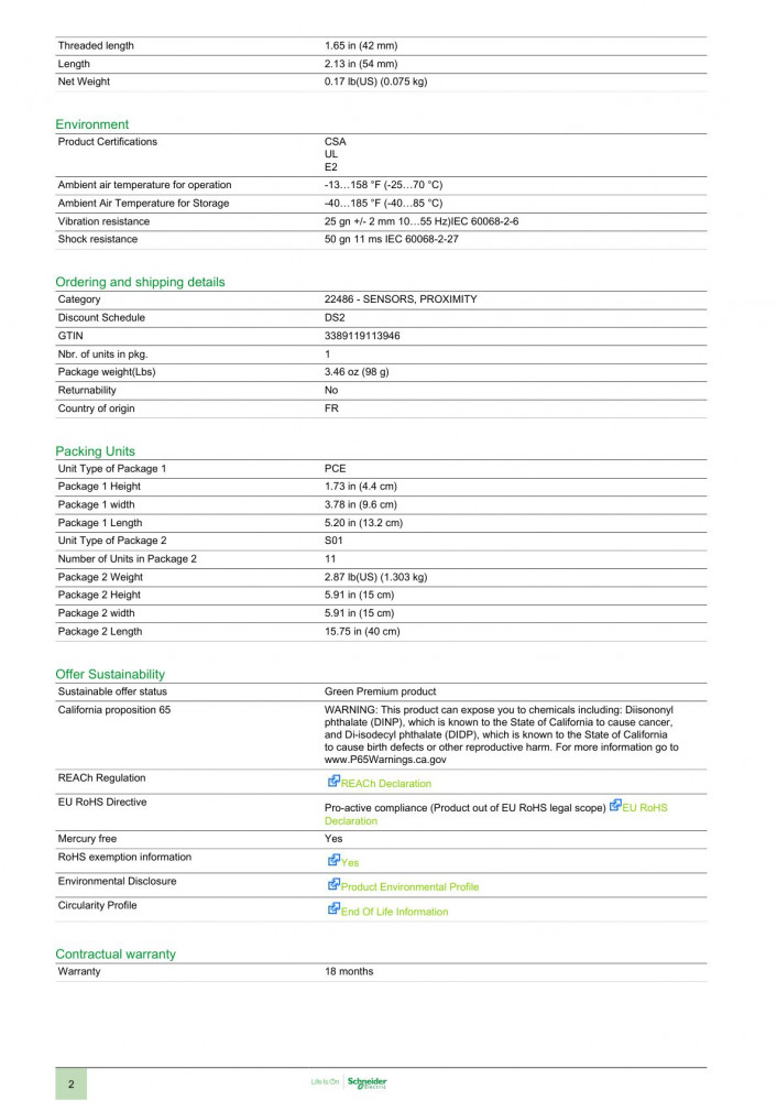 XS612B4NAL2 technical document page 2