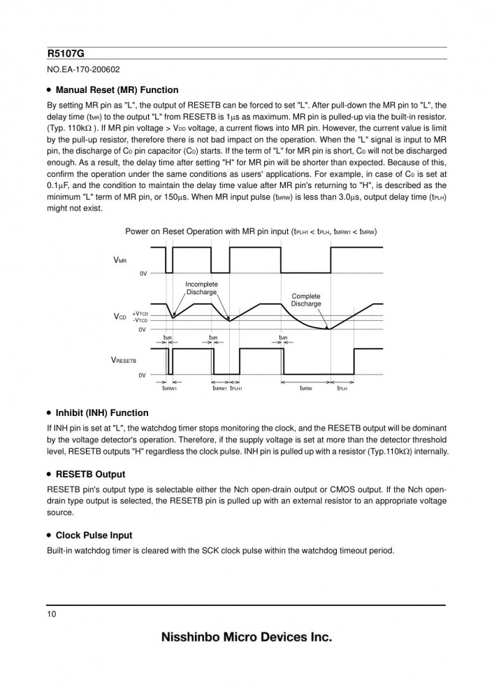 R5107 datasheet preview, page 10