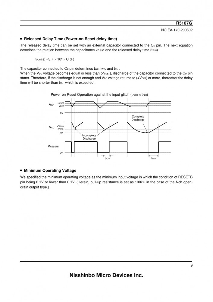 R5107 datasheet preview, page 9