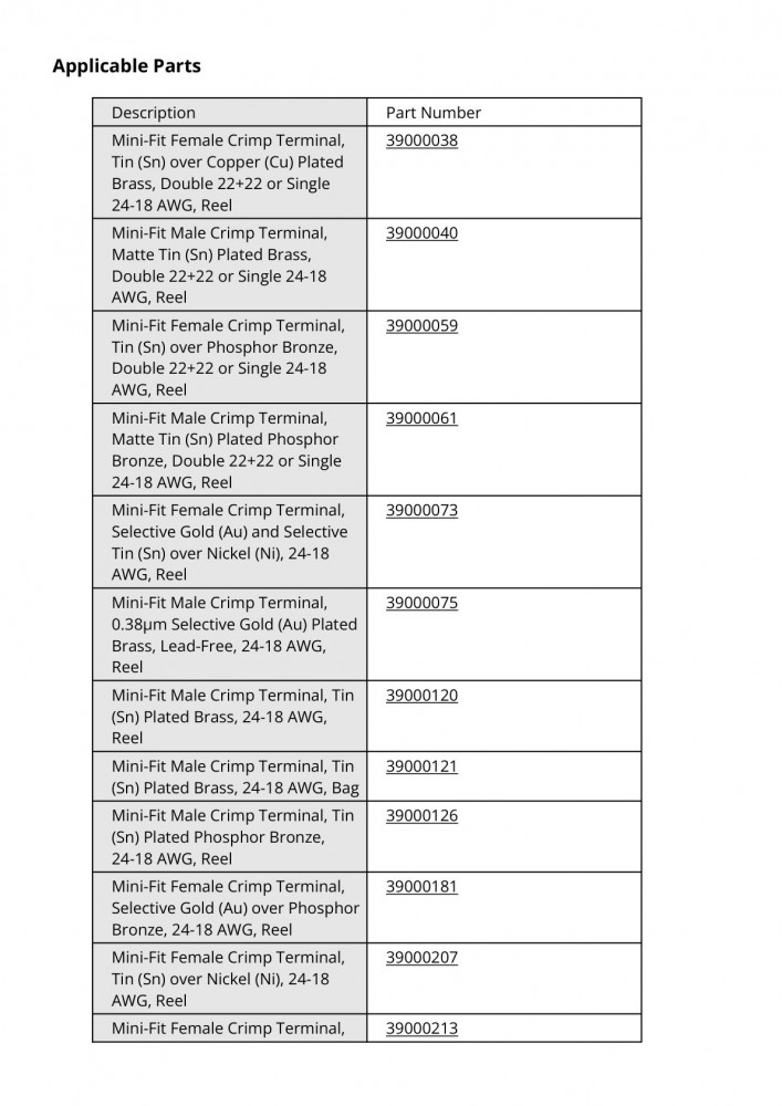 Tooling document preview, page 3