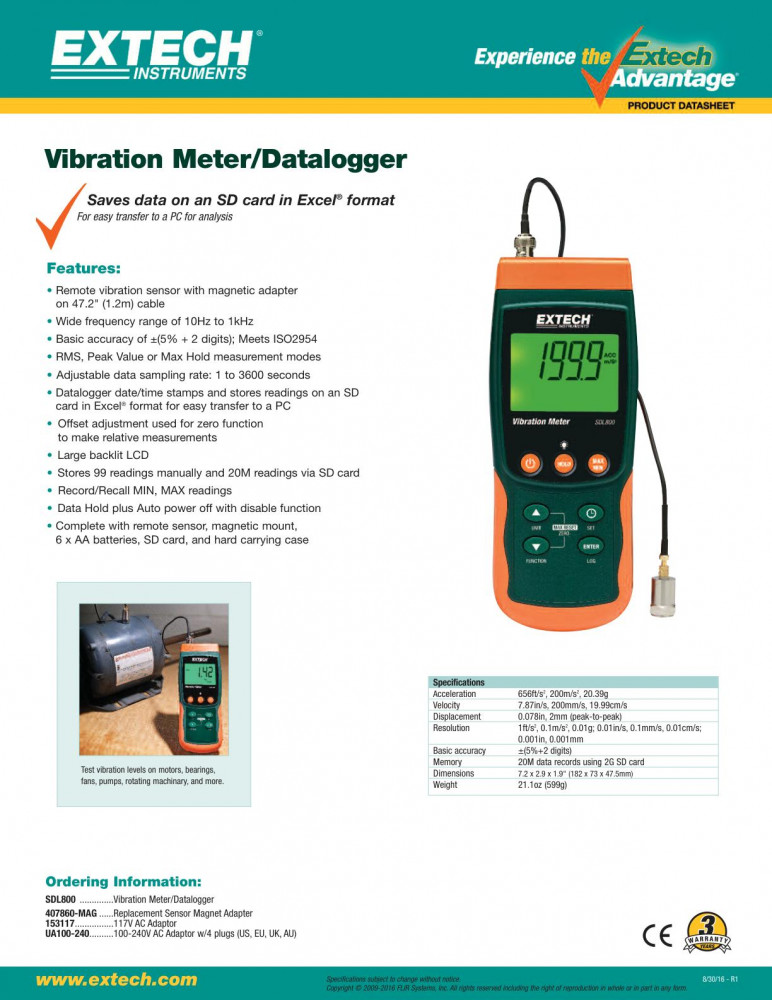 SDL800 product documentation visual